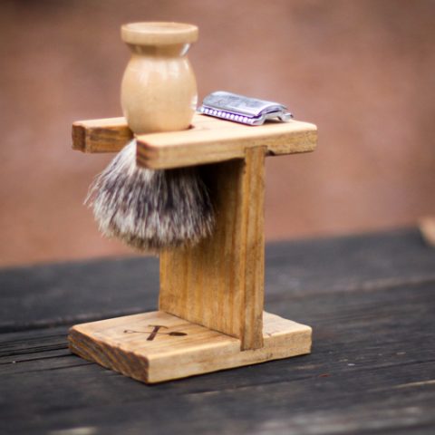 Authentic Wooden Shave Stand
