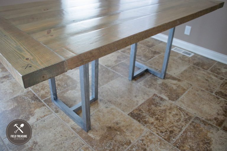 Easy Modern (Non) Metal Table Legs - Field Treasure Designs