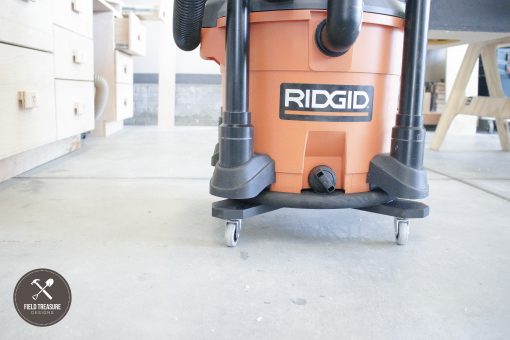 Shop Vac Caster Upgrade - Field Treasure Designs