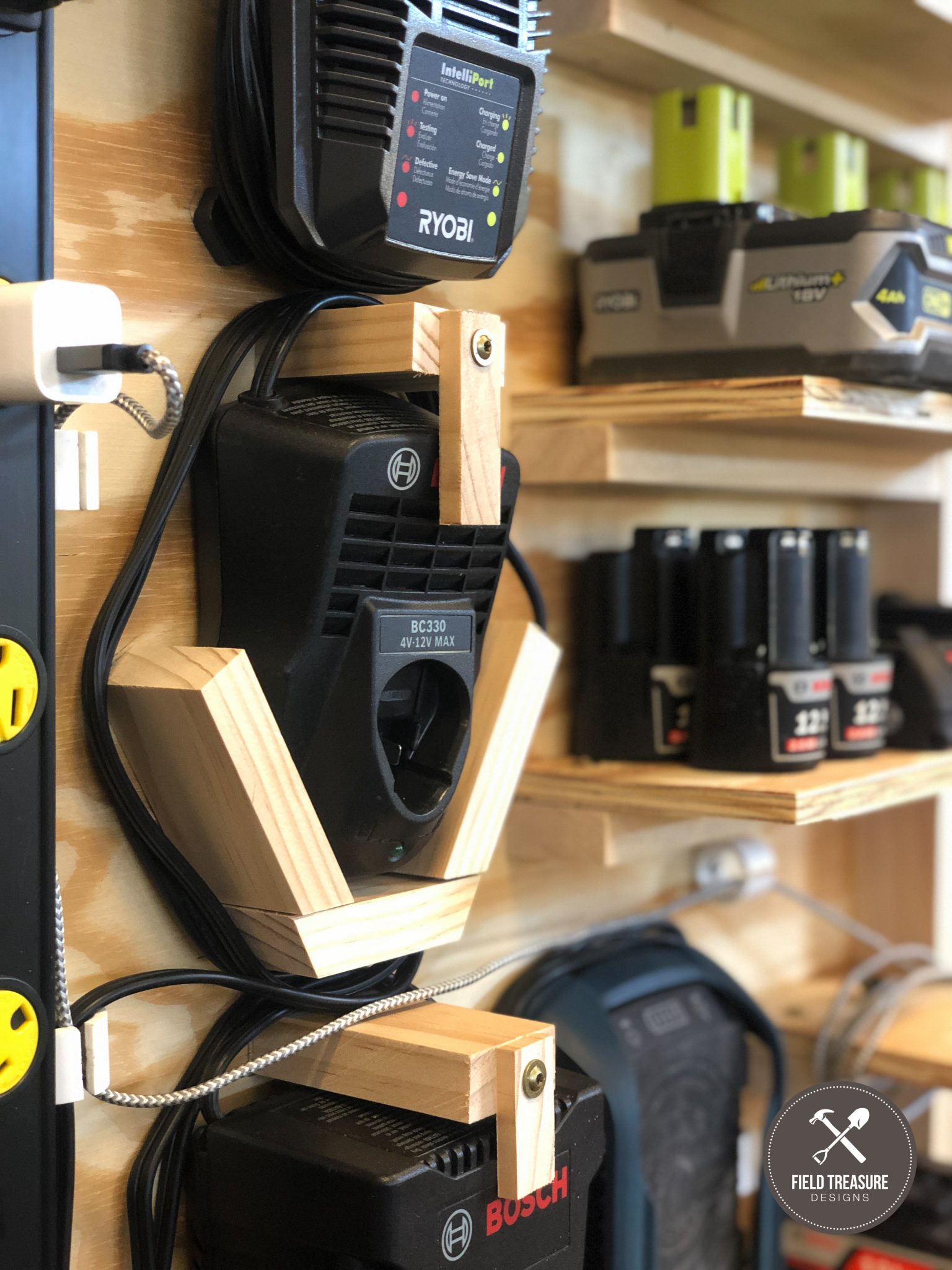 DIY Battery Charging Station - Field Treasure Designs