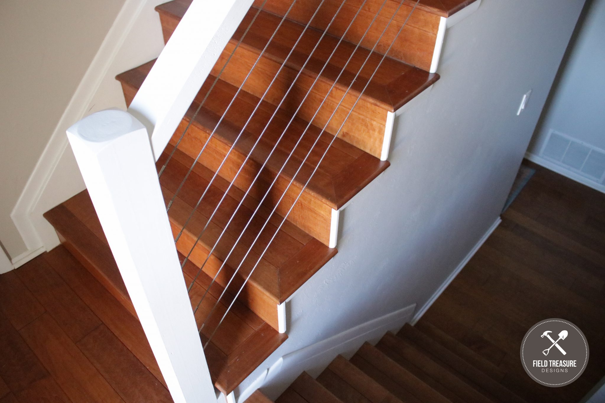 DIY Cable Railing! - Field Treasure Designs