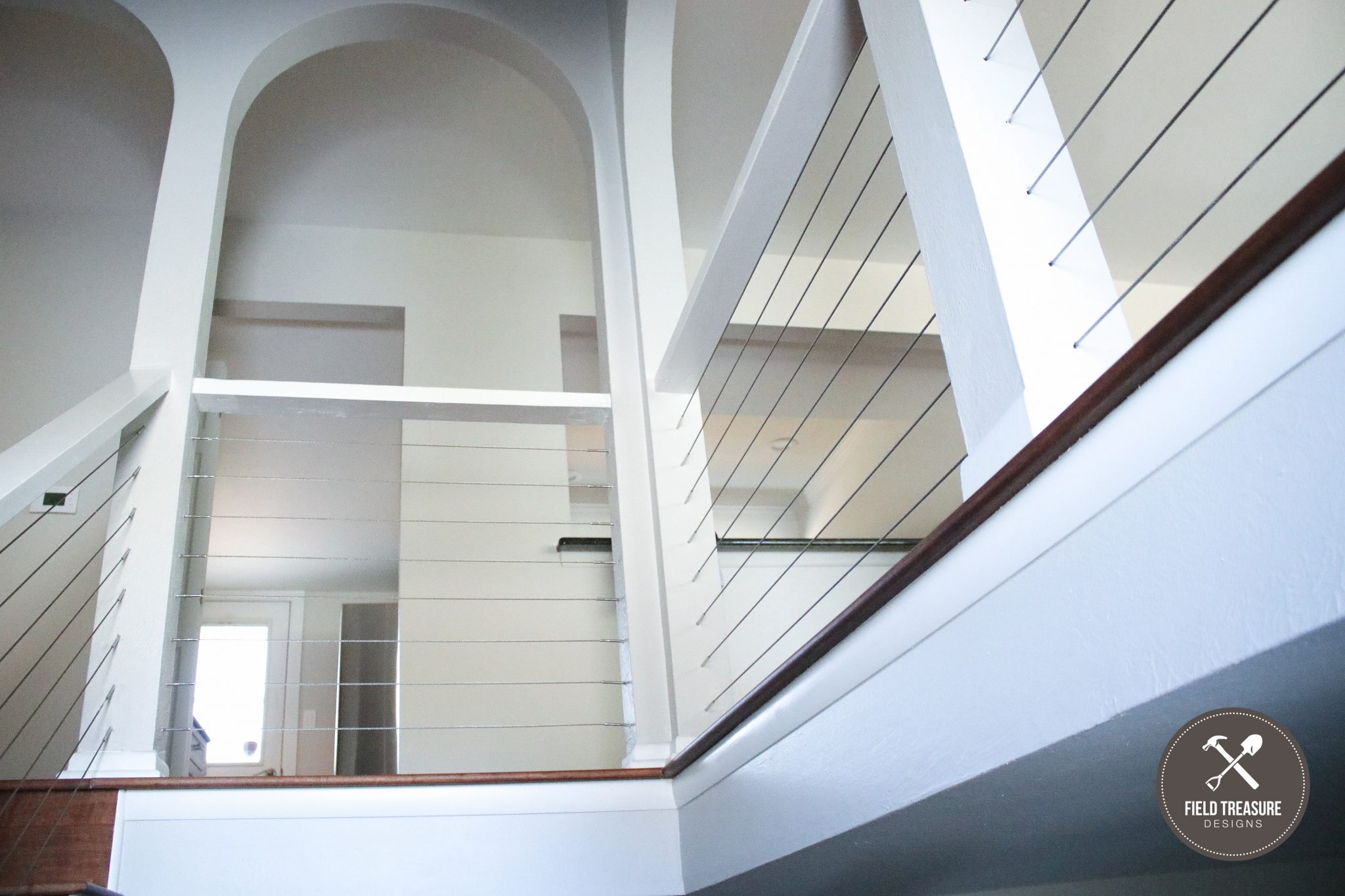 DIY Cable Railing! - Field Treasure Designs