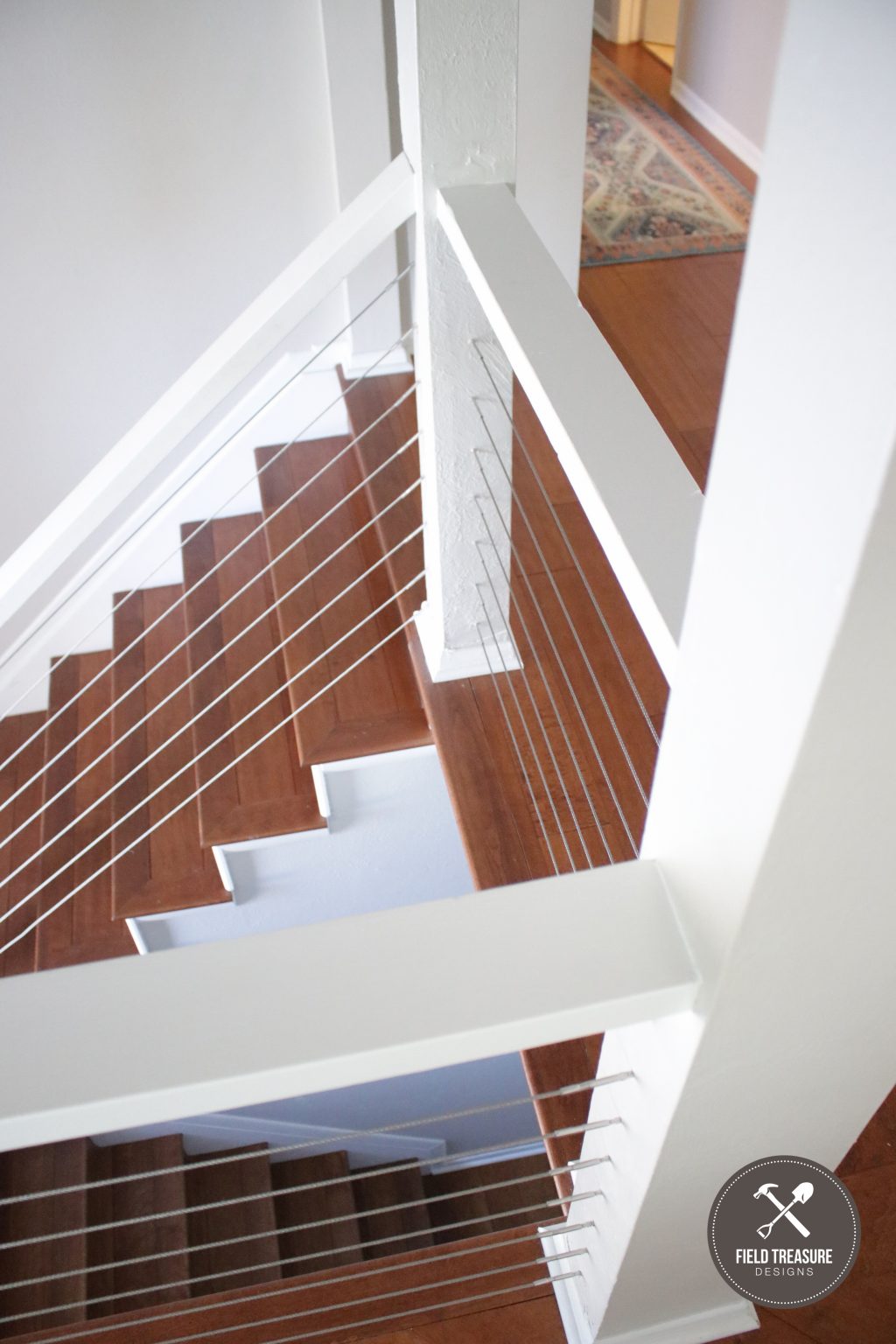 DIY Cable Railing! - Field Treasure Designs