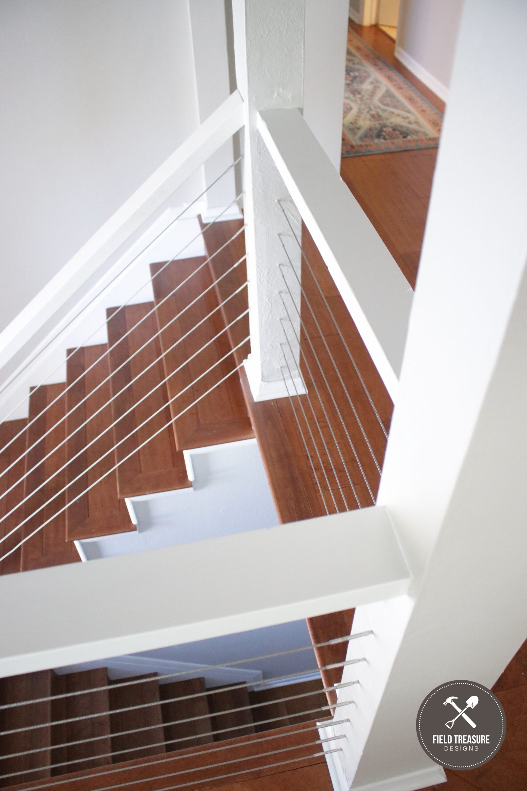 DIY Cable Railing! - Field Treasure Designs