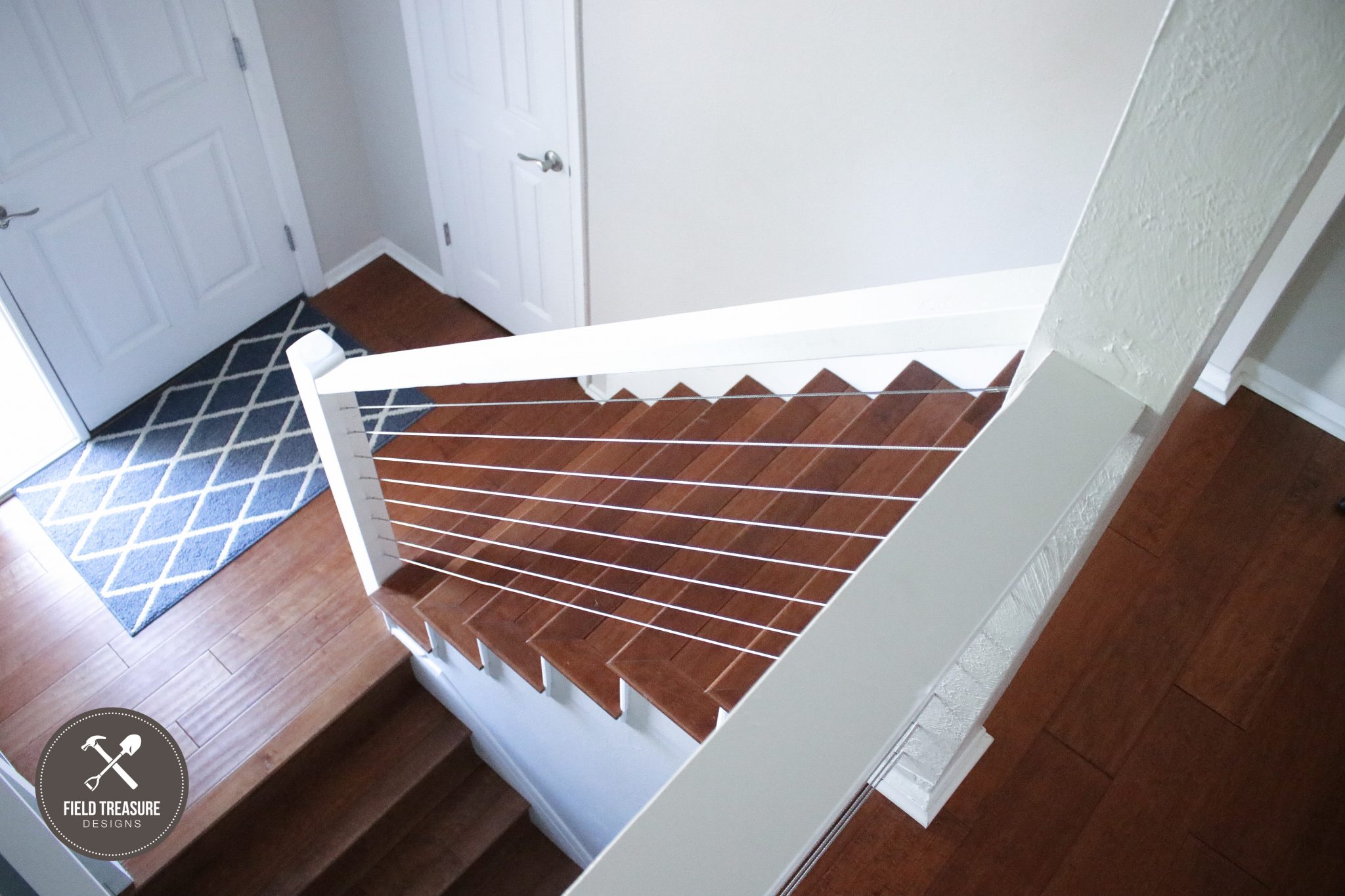 DIY Cable Railing! - Field Treasure Designs