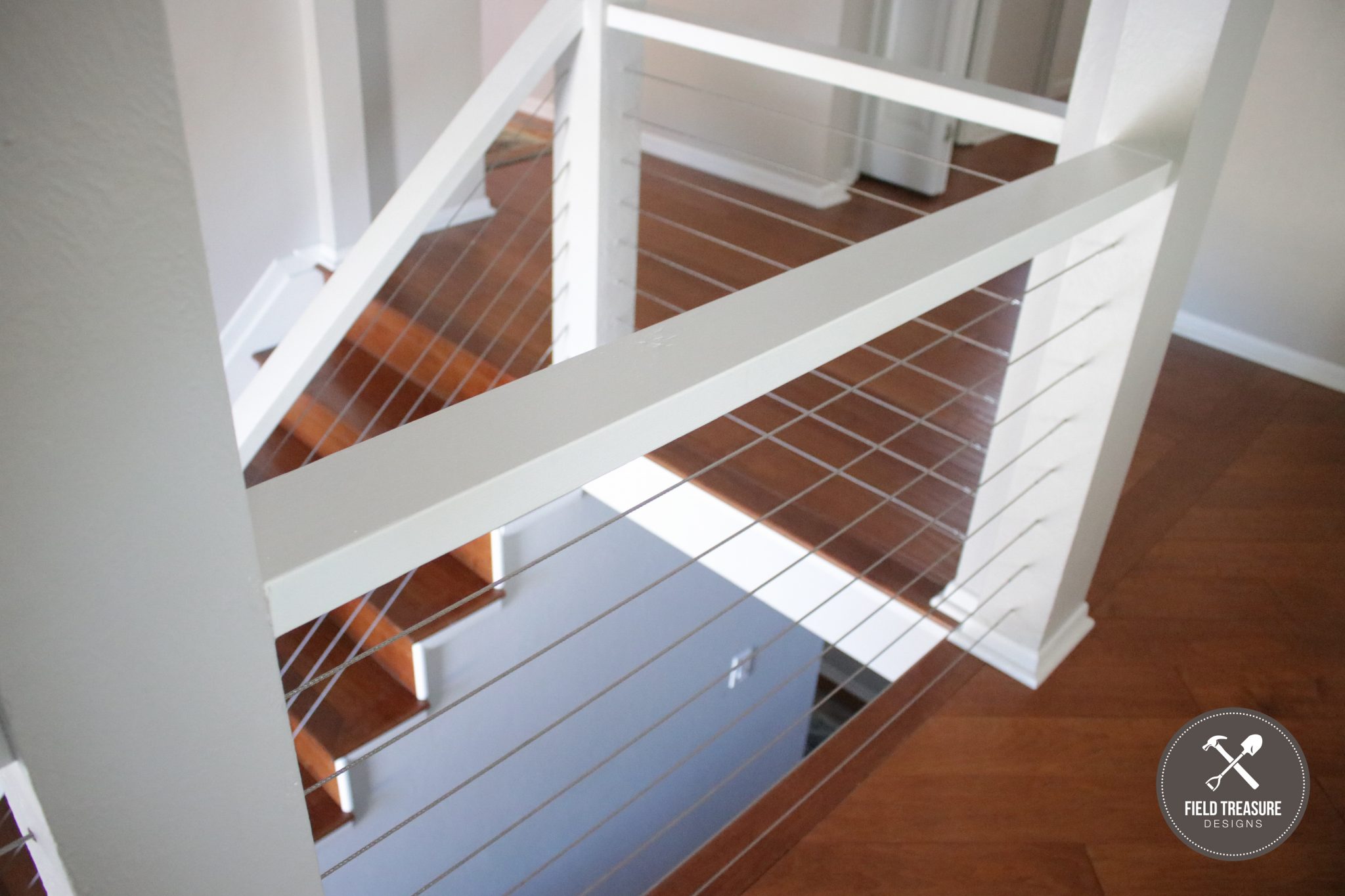 DIY Cable Railing! - Field Treasure Designs