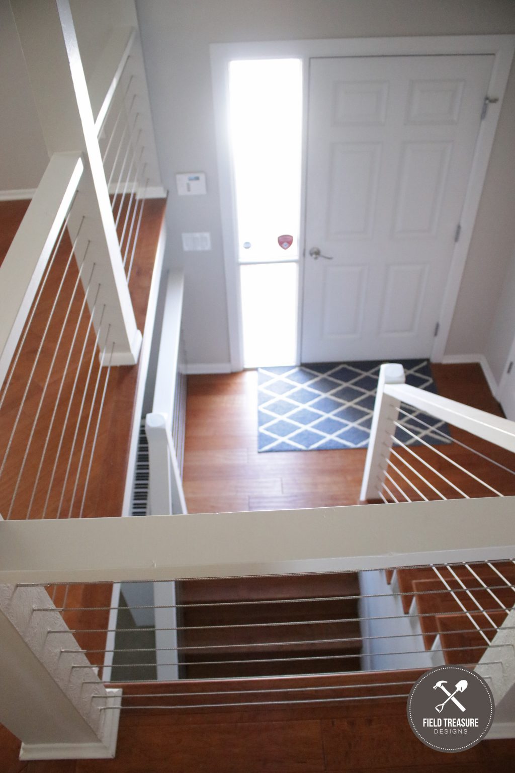 DIY Cable Railing! - Field Treasure Designs