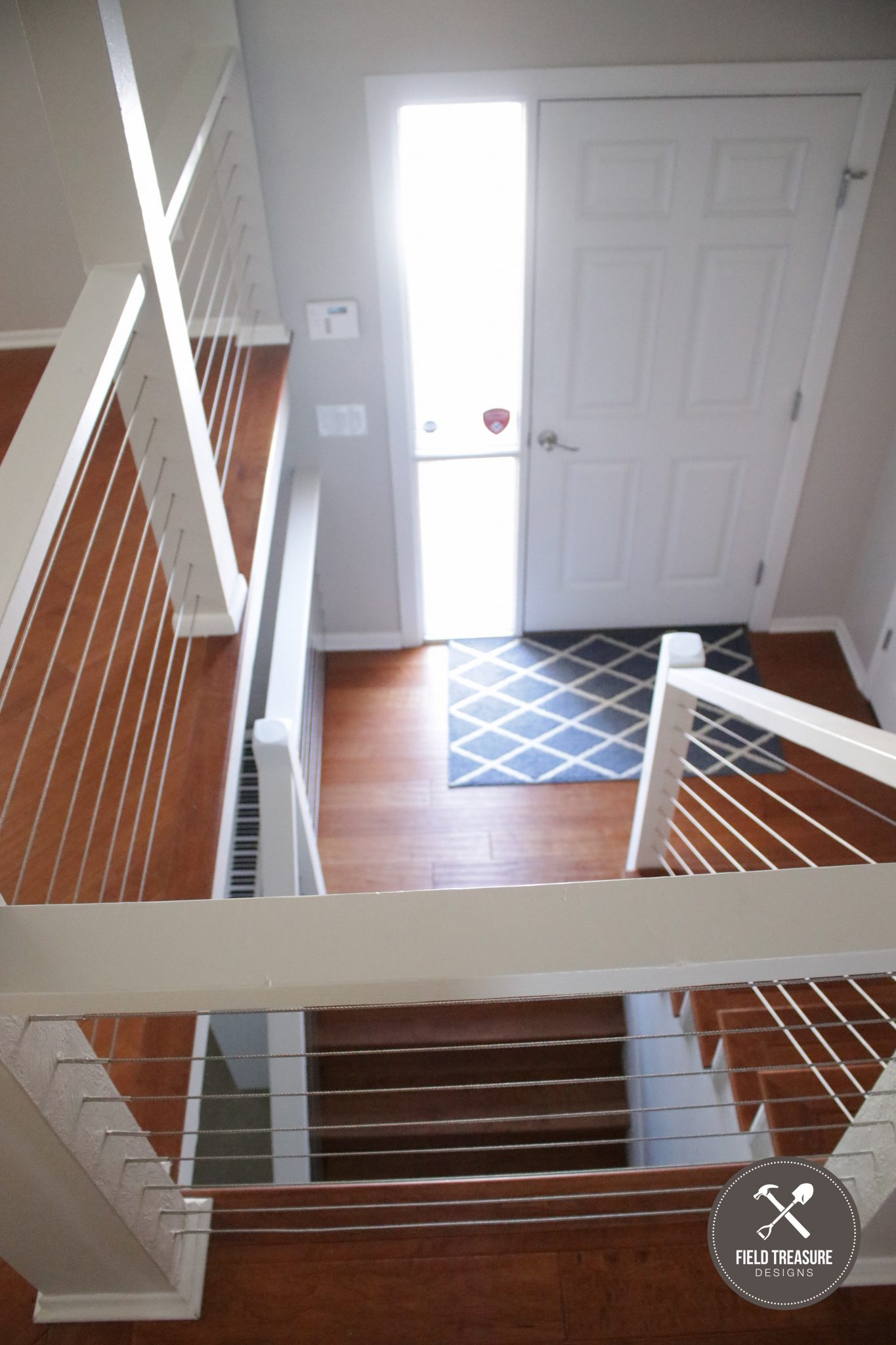 DIY Cable Railing! - Field Treasure Designs