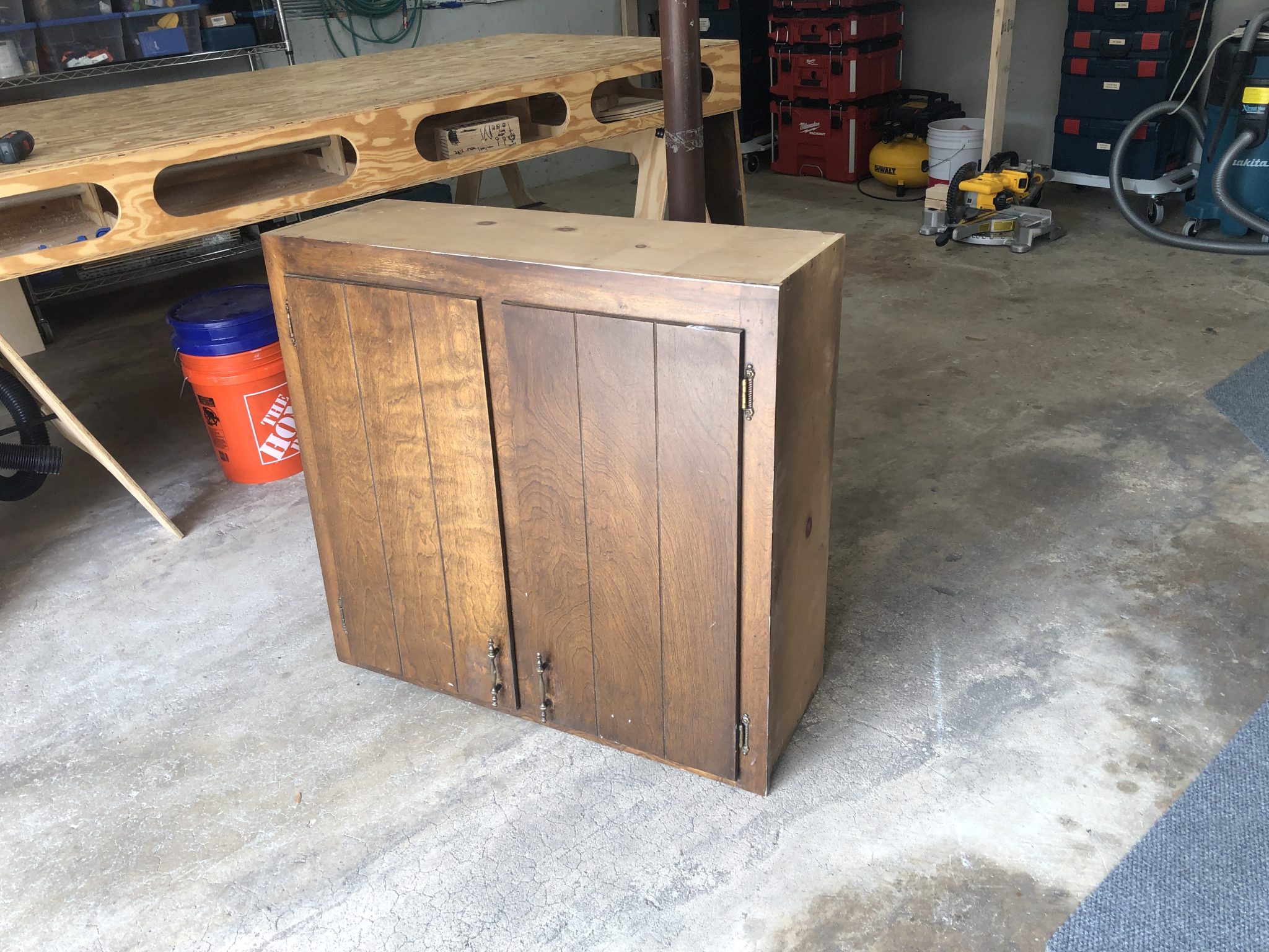 DIY Record Player Console Table - Field Treasure Designs