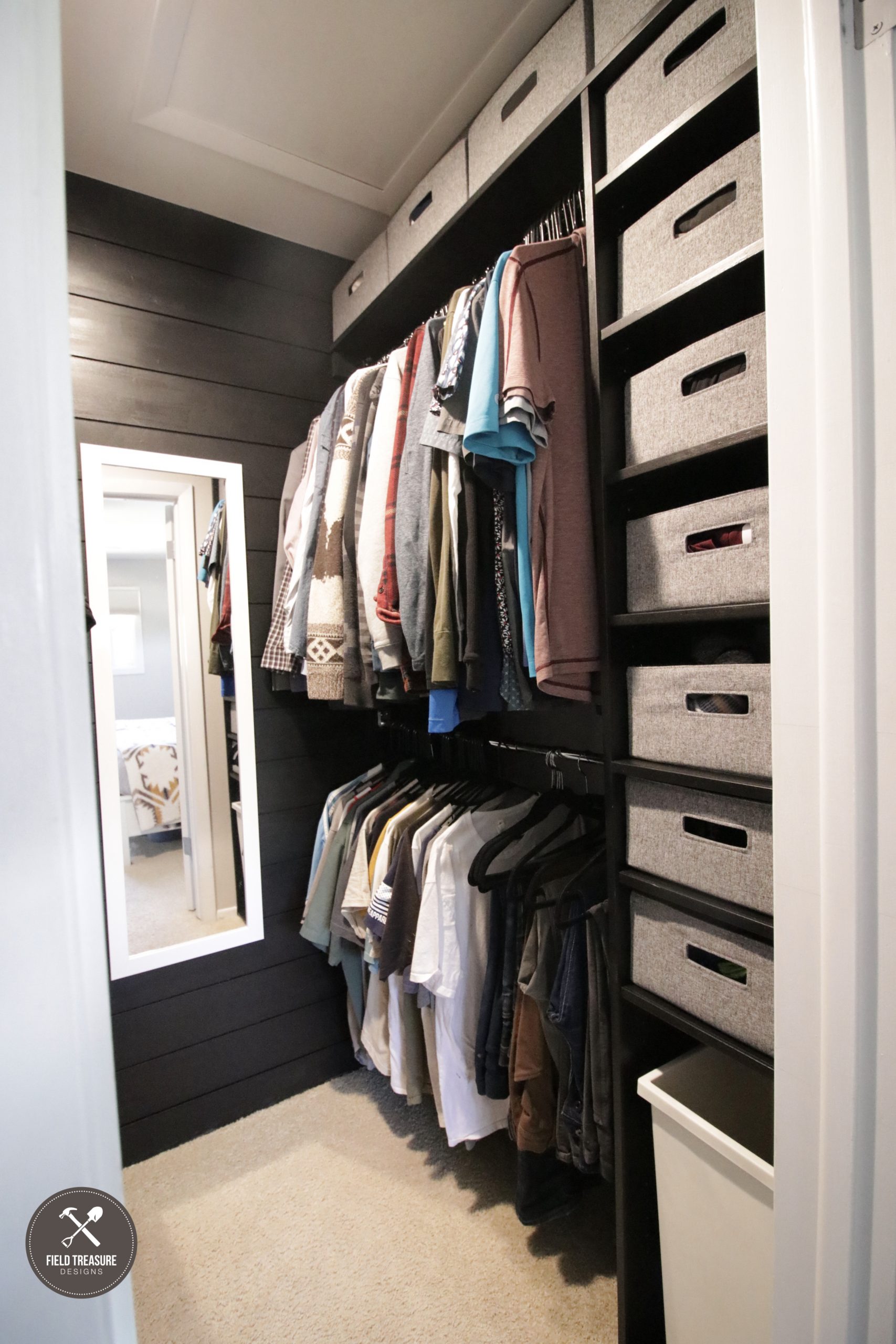 Small Bedroom Closet Remodel - Field Treasure Designs