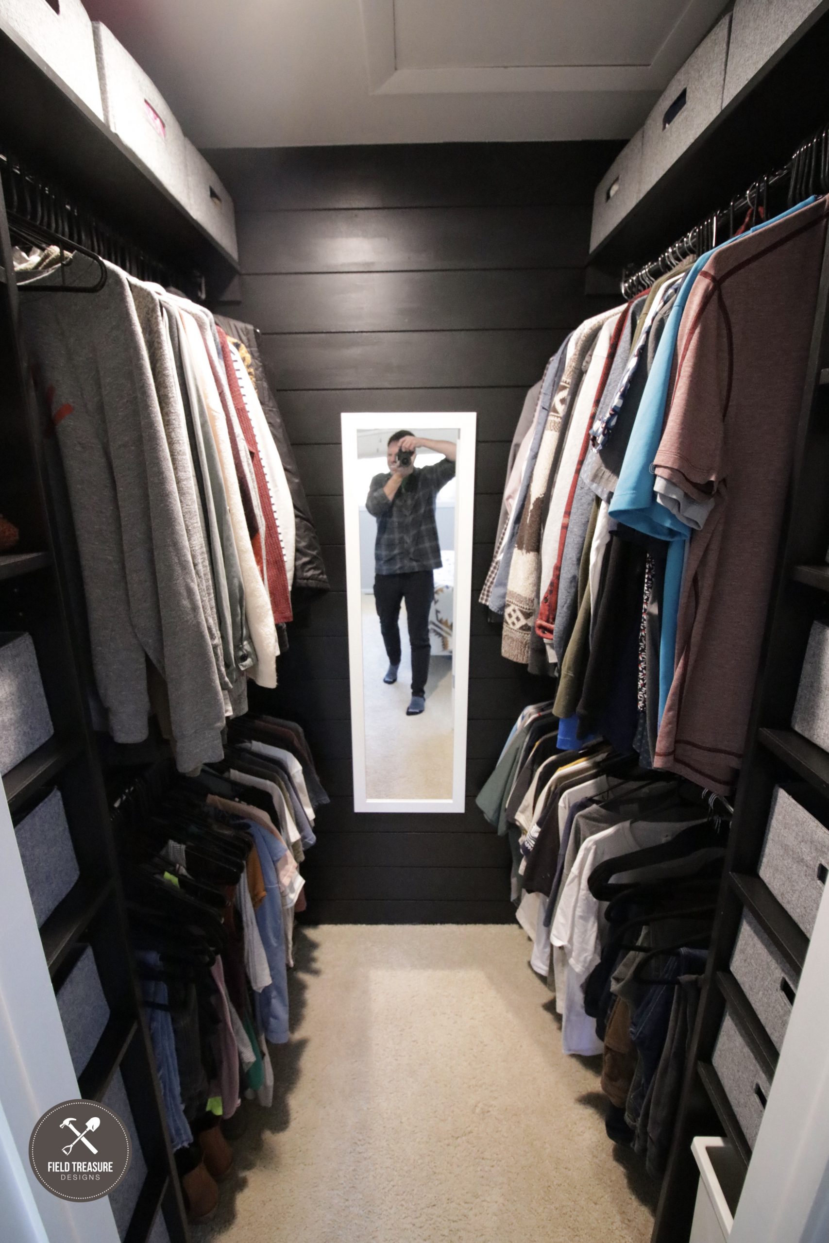 Small Bedroom Closet Remodel - Field Treasure Designs