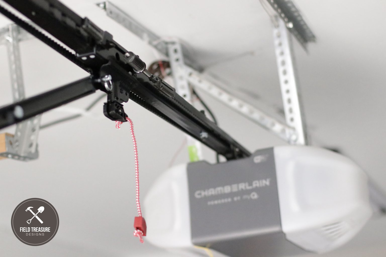 Chamberlain Smart Garage Door Opener Installation - Field Treasure Designs