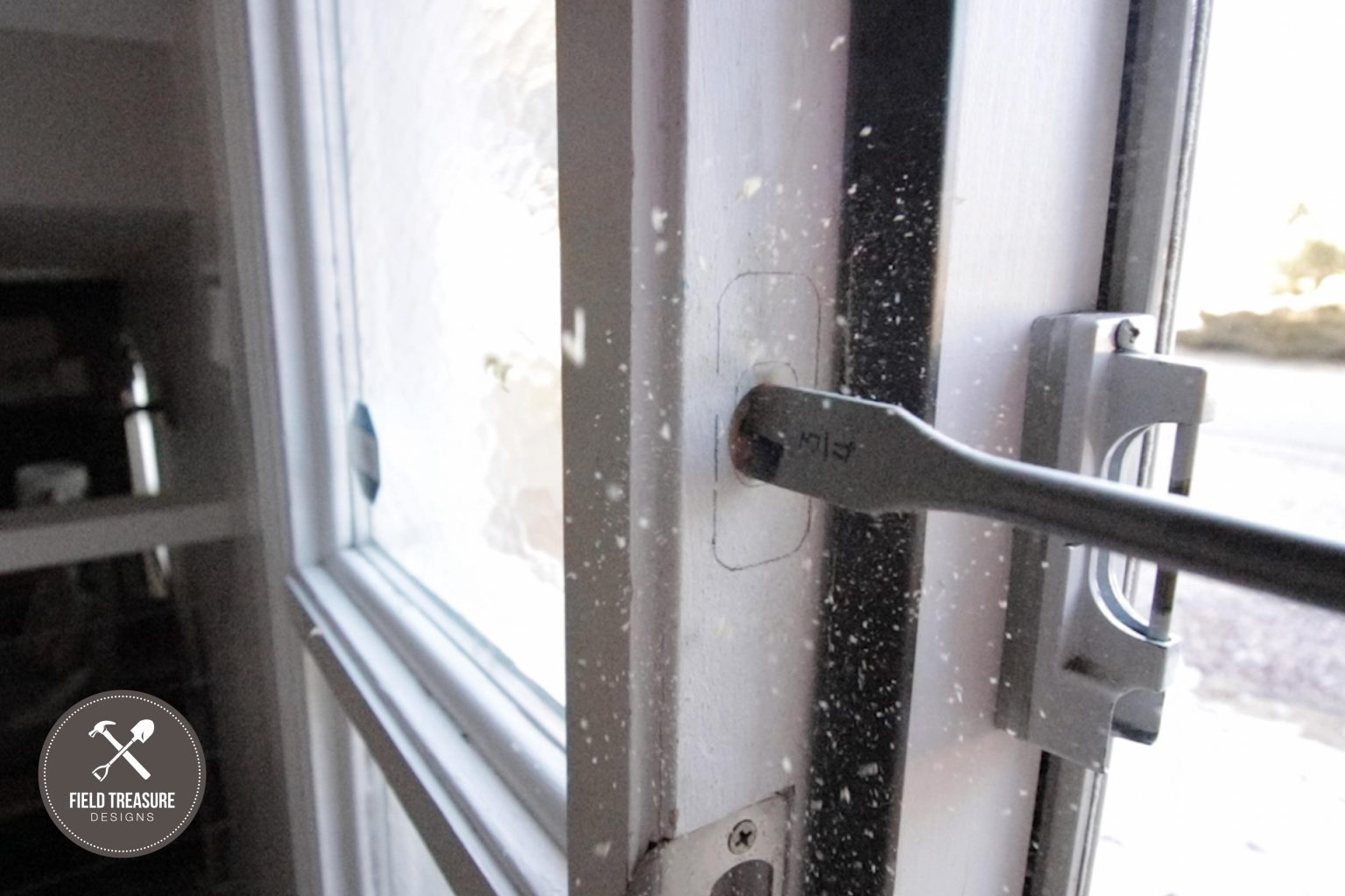 How to Install a Deadbolt - Field Treasure Designs