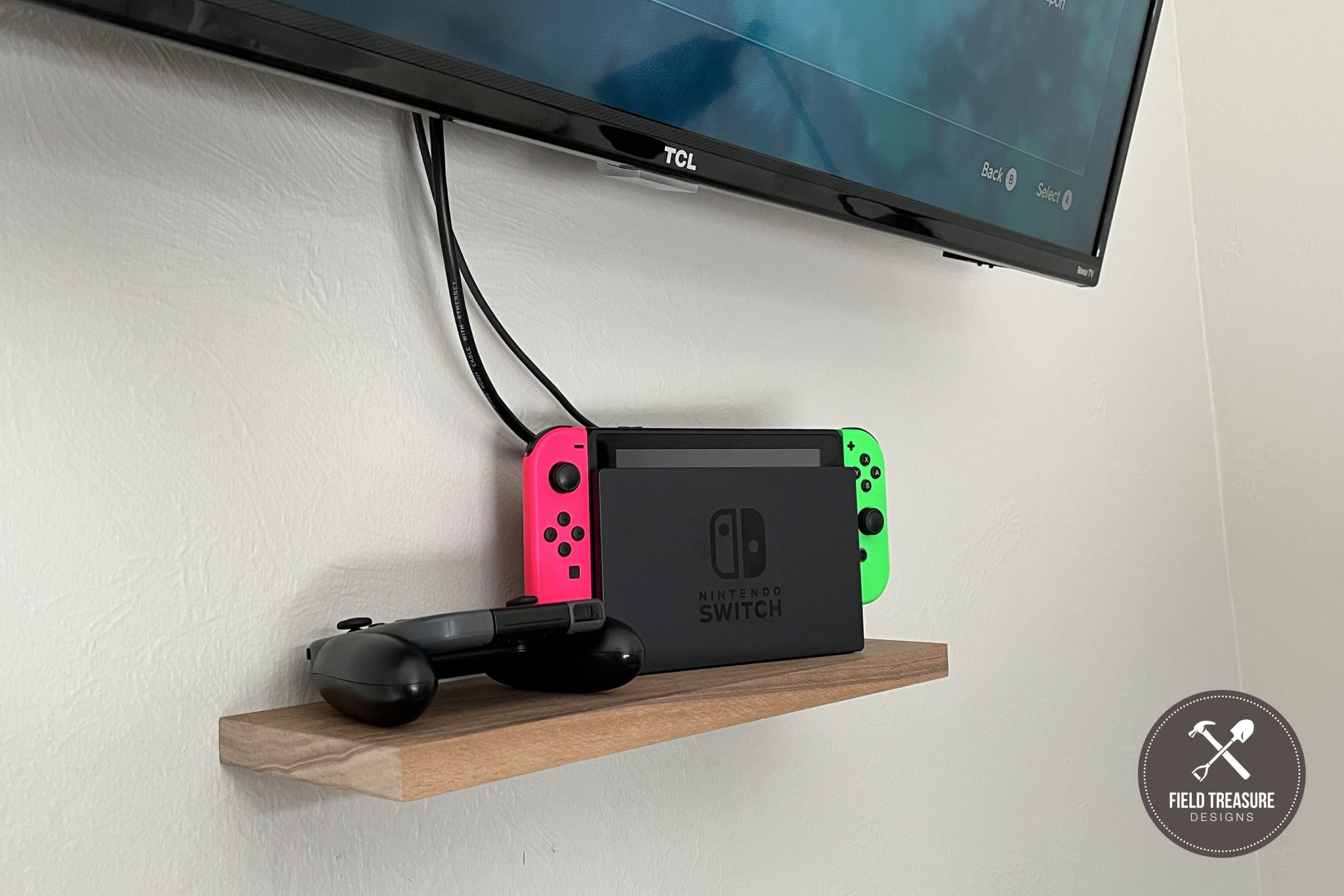 How to Make a Floating Shelf - Field Treasure Designs