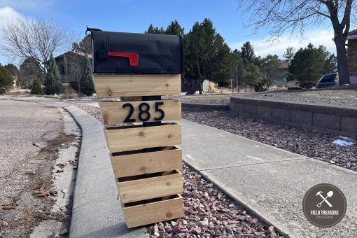 Modern Mailbox Makeover - Field Treasure Designs