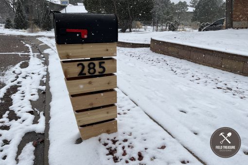 Modern Mailbox Makeover - Field Treasure Designs