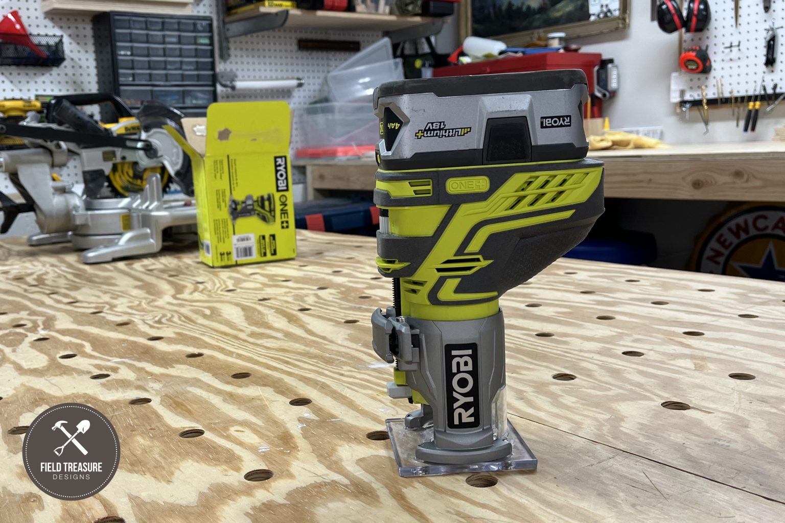 Ryobi 18V Cordless Router Unbox & Review - Field Treasure Designs