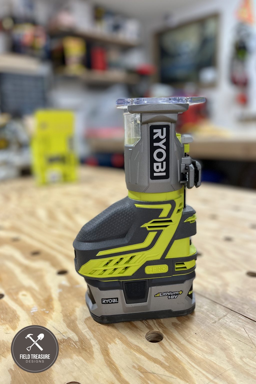 Ryobi 18V Cordless Router Unbox & Review - Field Treasure Designs